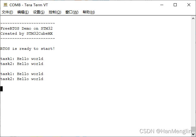 为stm32f0搭建freertos实录stm32f030 Freertos Csdn博客