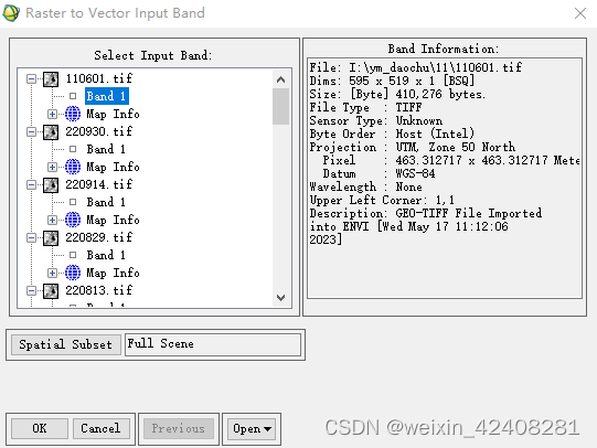 ENVI将tif文件转成shp文件_envi输出shp-CSDN博客