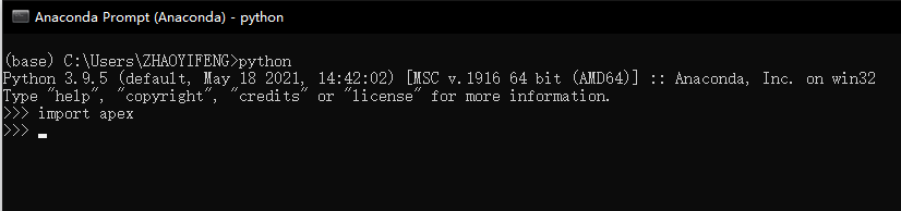 win10下apex库的安装，折磨人的报错都狗带吧~_pycharm安装apex库-CSDN博客