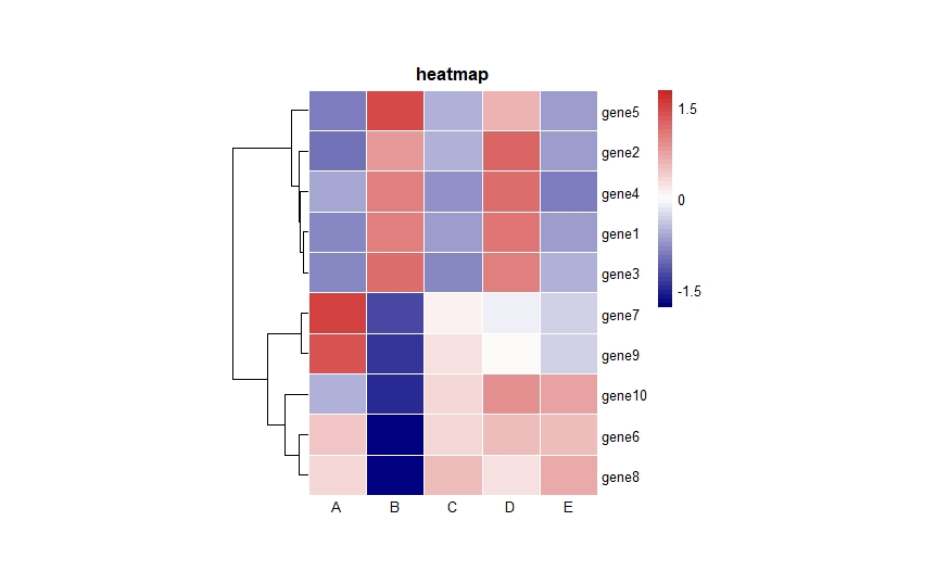 R语言：pheatmap R包做聚类分析热图_pheatmap有na可以聚类吗-CSDN博客