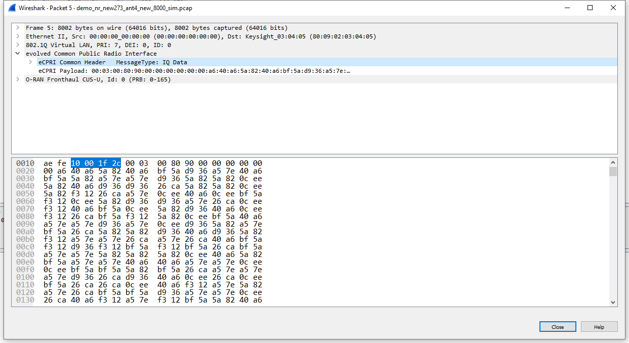 O-RAN-radio-interface(eCPRI、RB、RE、PRB、帧结构、子载波、pcap)_oran协议 u-plane协议-CSDN博客