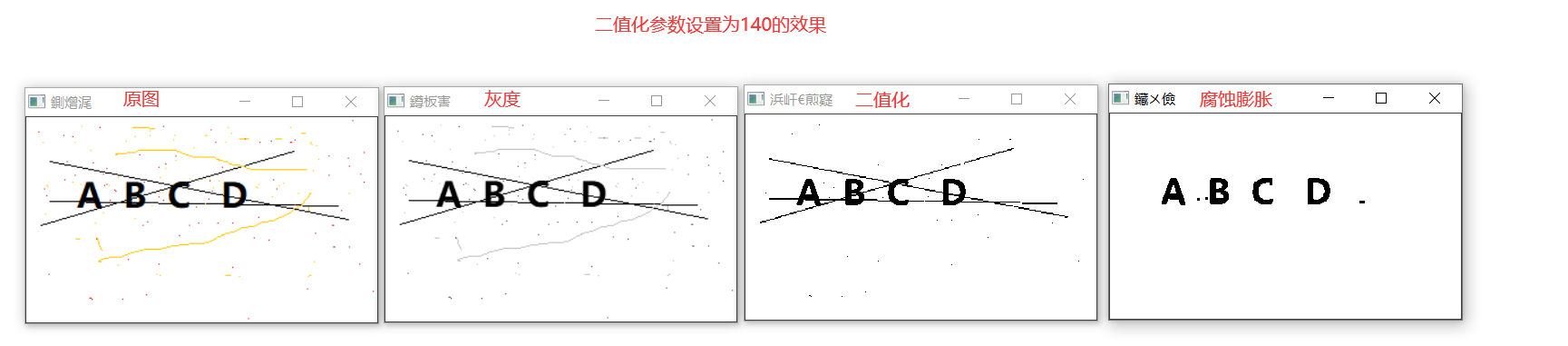 Java 验证码识别（2）java Opencv 的使用 灰度、二值化、腐蚀膨胀 去干扰线java图像识别doocr怎样去除图片中的消除干扰线 Csdn博客 