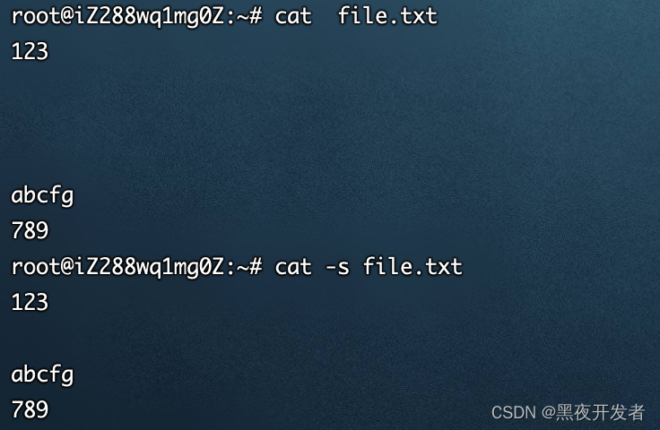 Linux命令200例：cat命令的妙用和实战技巧 Csdn博客