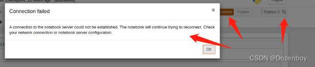 jupyter 出现connecting to kernel解决方法-CSDN博客