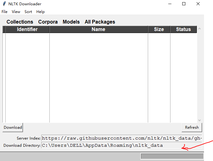 安装配置nltk_linux系统中 nltk.download()-CSDN博客