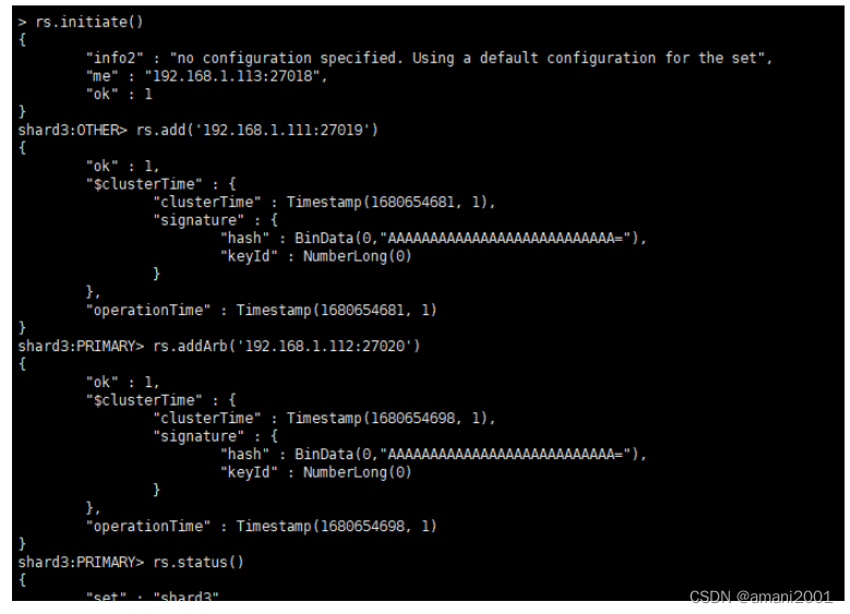 Linux下mongodb分片集群的搭建与使用linux 安装mongodb集群配置 Csdn博客