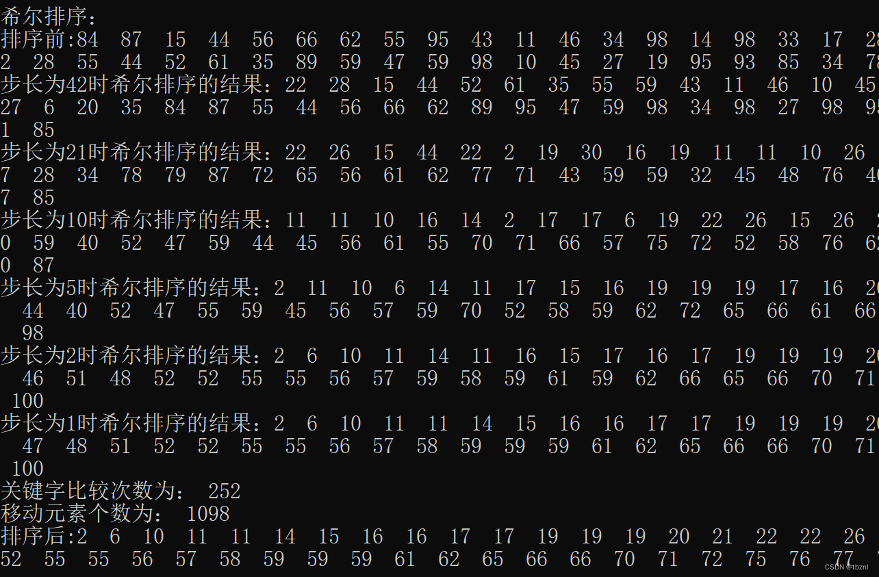 【史上最详细】数据结构实验——八个排序算法的实现与比较两个序列表对比排序数据结构 Csdn博客