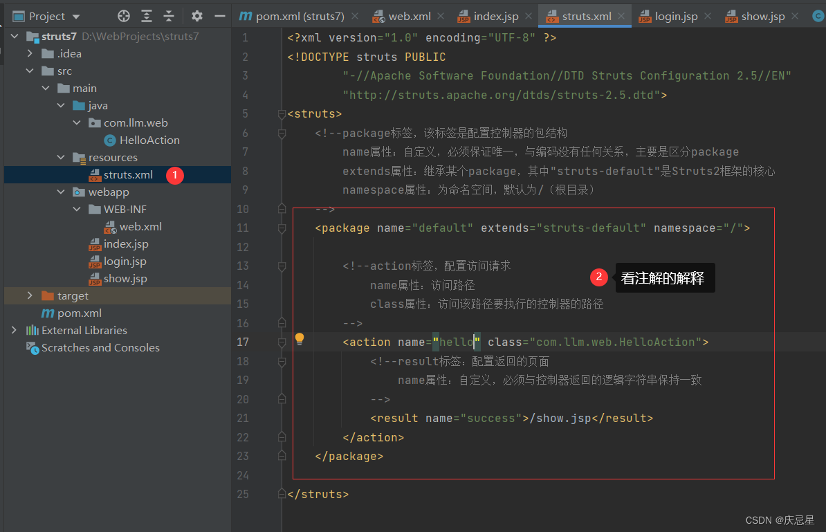 Struts2入门案例-使用Maven创建_maven struts-CSDN博客