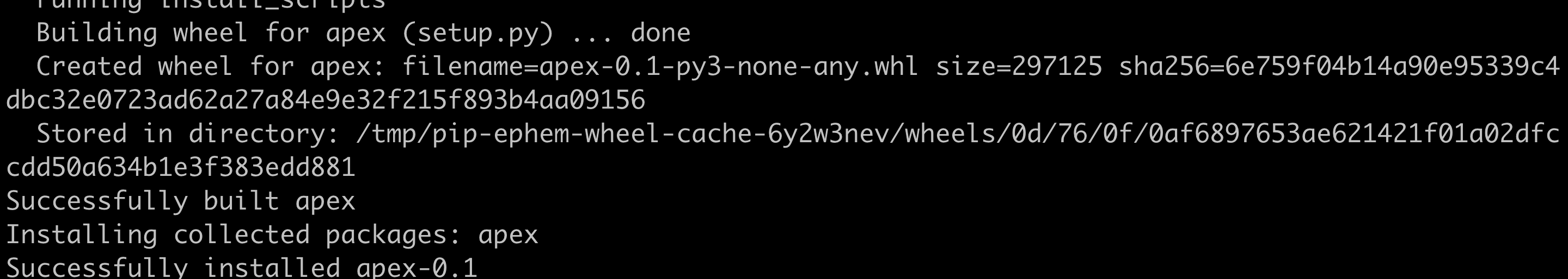 ERROR: Could not build wheels for cryptacular, which is required to ...
