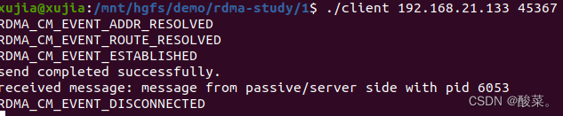 RDMA-send/recv例程_rdma源码-CSDN博客