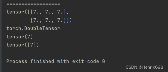 PyTorch-03基础（基本数据类型、创建Tensor、对Tensor索引与切片、Tensor维度变换、Broadcast自动扩展、拼接与拆分、tensor的基本运算、统计属性、Tensor ...