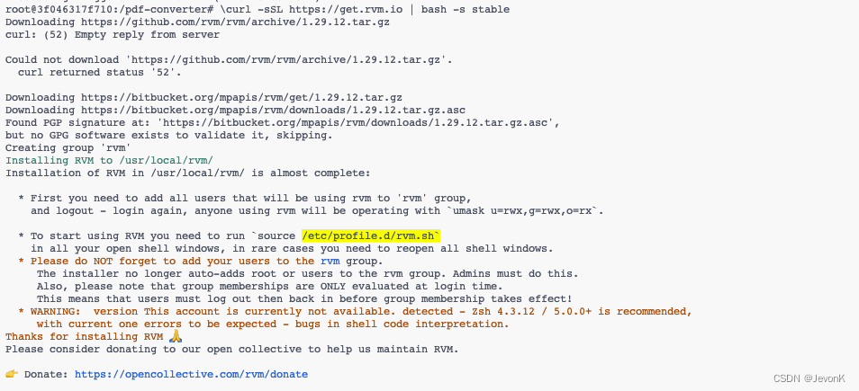 Ruby Rvm Rails 环境搭建ruby Rvm Csdn博客 6440