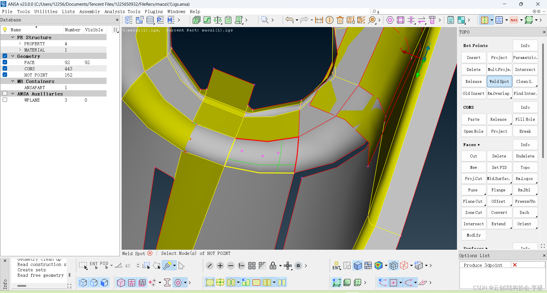 关于ANSA的Topo Hot Points命令模块的理解_ansa指令-CSDN博客