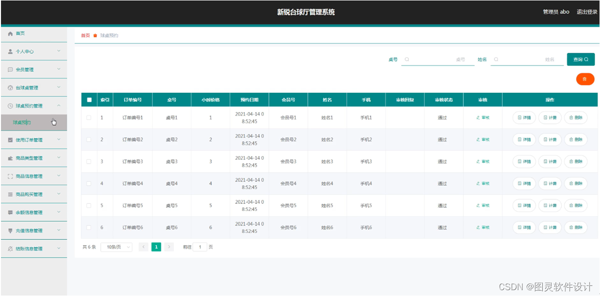 基于ssm框架的新锐台球厅管理系统的设计与实现 Csdn博客