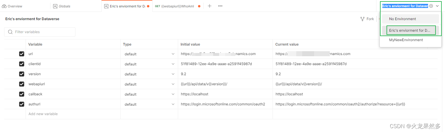 使用Postman连接Microsoft Dataverse环境_postman链接dbeaver-CSDN博客