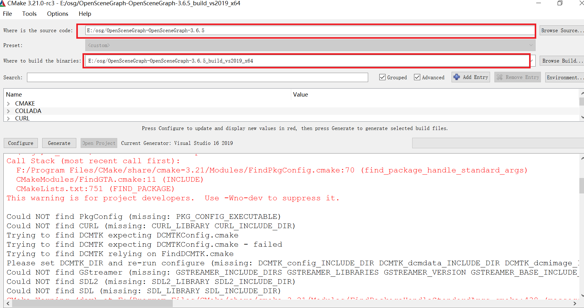 OpenSceneGraph-OpenSceneGraph-3.6.5源码编译-CSDN博客