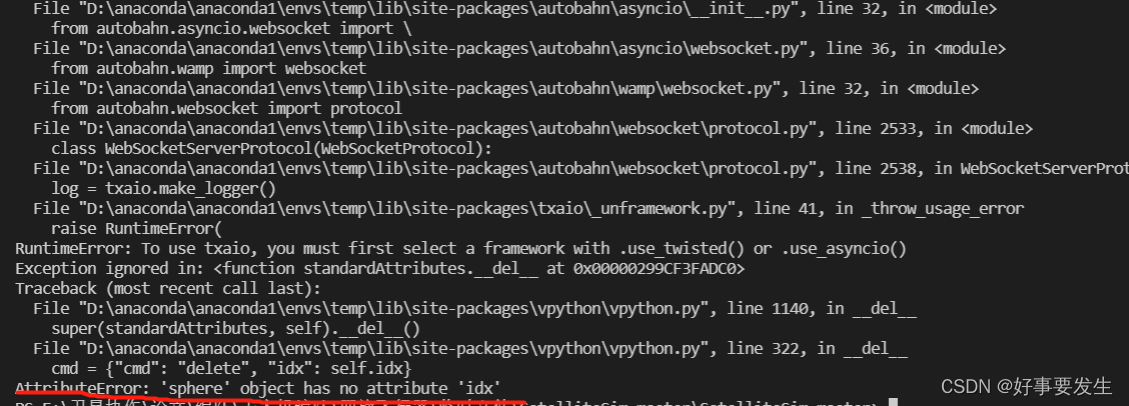Vpython Attributeerror ‘box‘ Object Has No Attribute ‘idx‘attributeerror Box Object Has