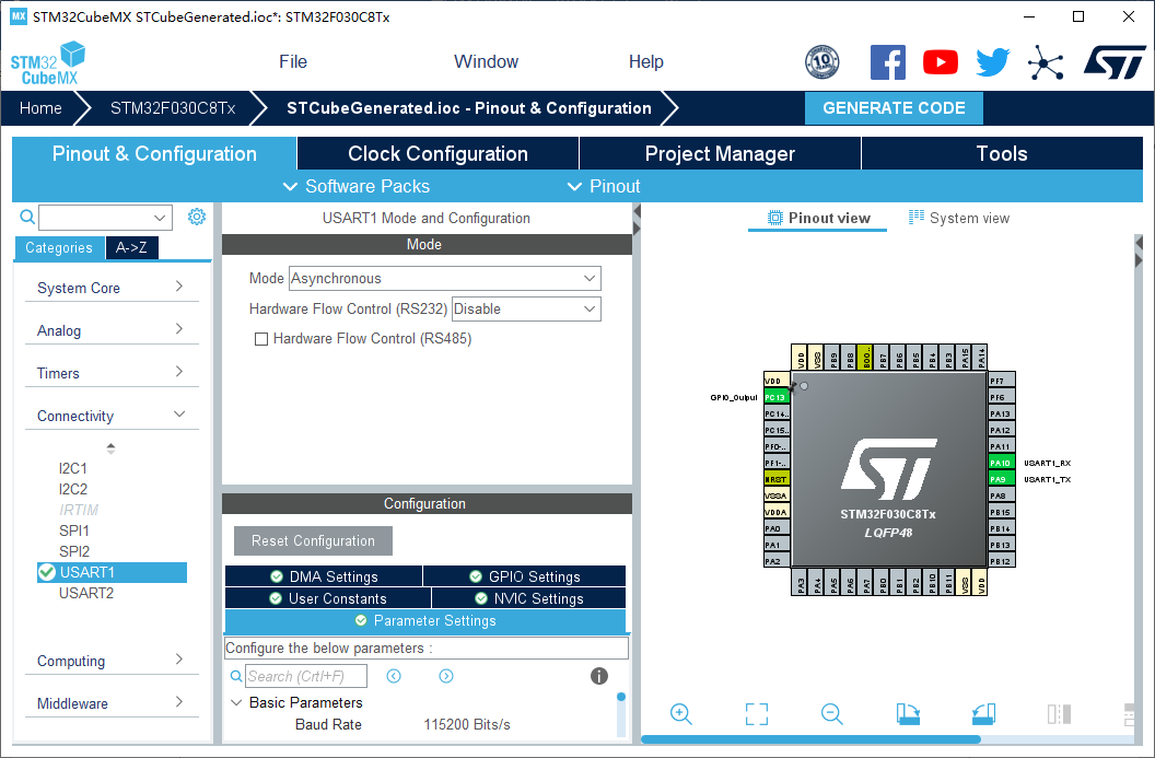 为STM32F0搭建FreeRTOS实录_stm32f030 freertos-CSDN博客