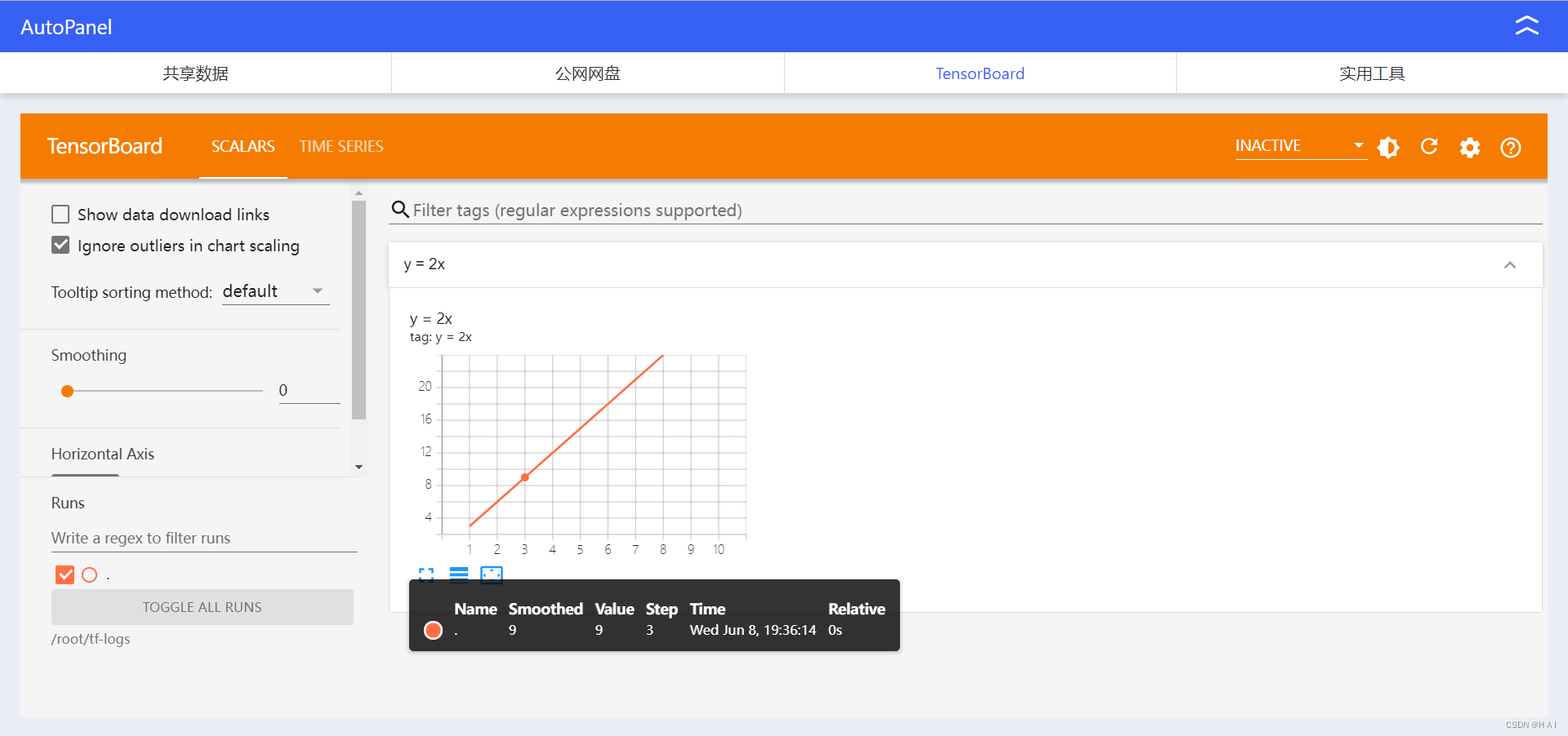 Tensorboard_autodl tensorboard-CSDN博客
