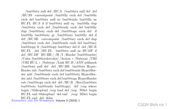 latex 使用hyperref包后第一页出现sty文件内容并产生Missing \begin{document}. }错误、Undefined control sequence ...