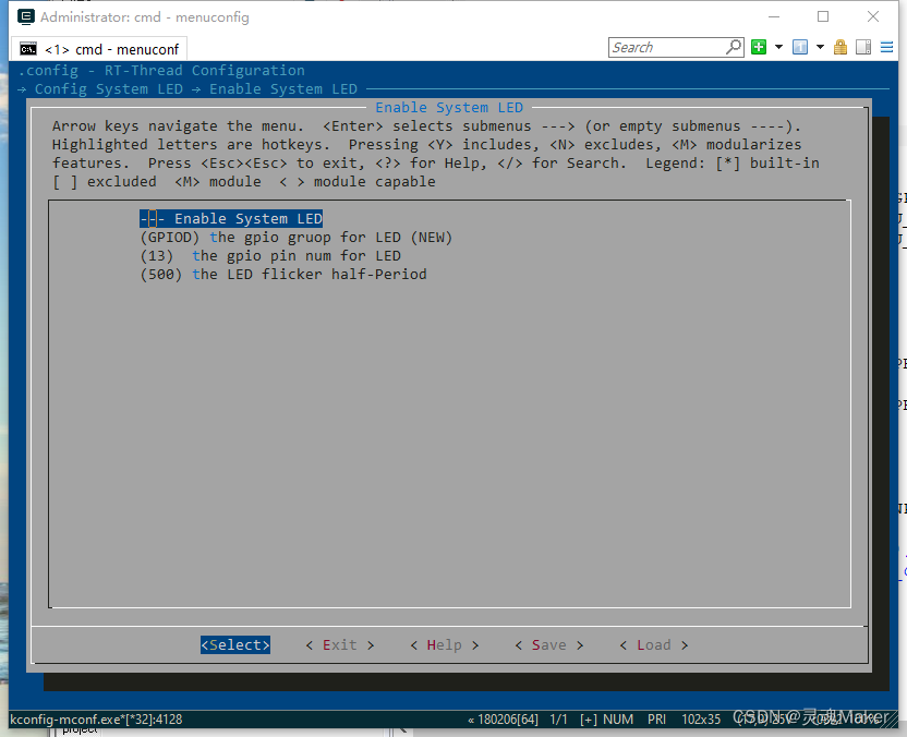 RT-Thread Env工具下 scons命令构建工程 SConscript和Kconfig修改示例_sconscript文件配置-CSDN博客