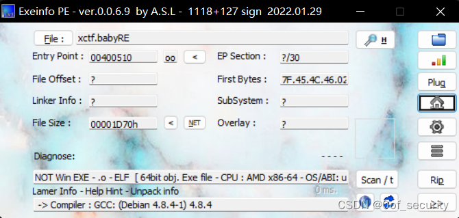 [攻防世界 XCTF 4th-WHCTF-2017] BABYRE-EW帮帮网