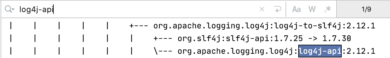 IDEA中gradle查看依赖关系树 去掉重复的依赖 比如log4j和重复的log依赖_idea查看gradle依赖关系图-CSDN博客