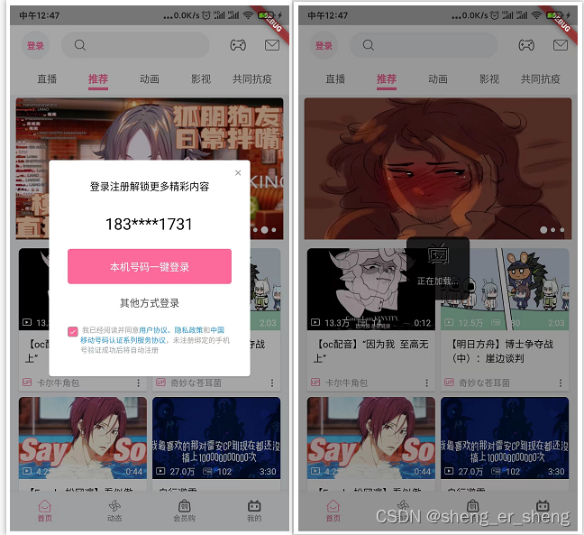 【Flutter】仿照哔哩哔哩做的APP_flutter高级进阶实战 仿哔哩哔哩app-CSDN博客