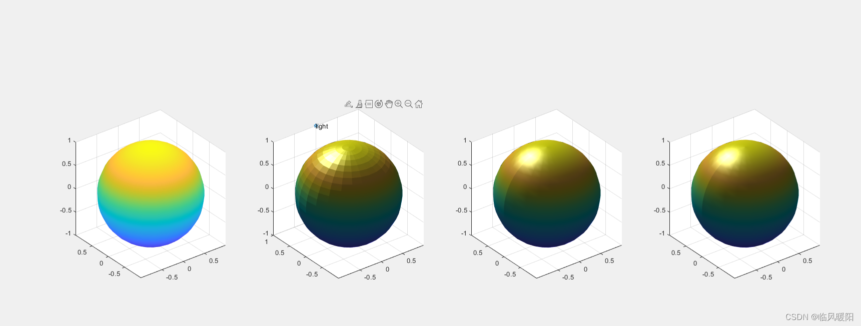 MATLAB绘制四种不同类型的球体_matlab画球-CSDN博客
