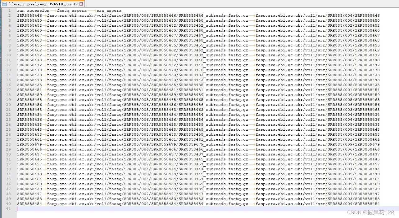 SRA数据下载（通过EBI-ENA数据库，使用ASpera）-CSDN博客