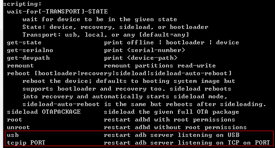 adb usb/tcpip/pair & connect/disconnect（二级命令）_adb disconnect-CSDN博客