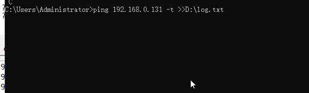 Windows中的cmd Ping IP地址输出到某盘的txt文件_cmd指定ip发送文件-CSDN博客