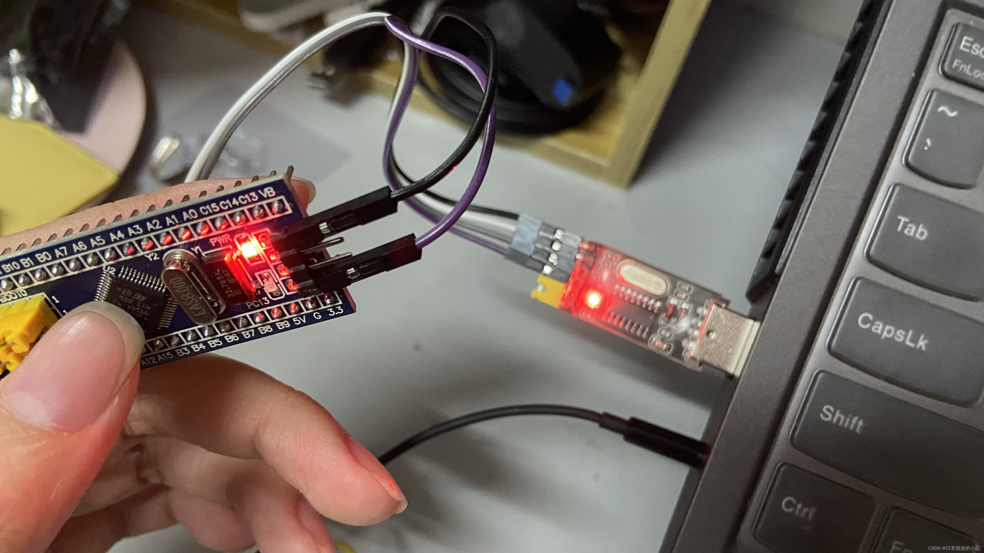 STM32F103使用寄存器方式点亮LED流水灯_stm32f103 fsmc章节寄存器-CSDN博客