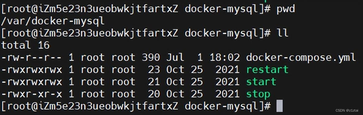 Docker Compose 创建 Mysql 容器 Docker Compose Mysql57 Csdn博客