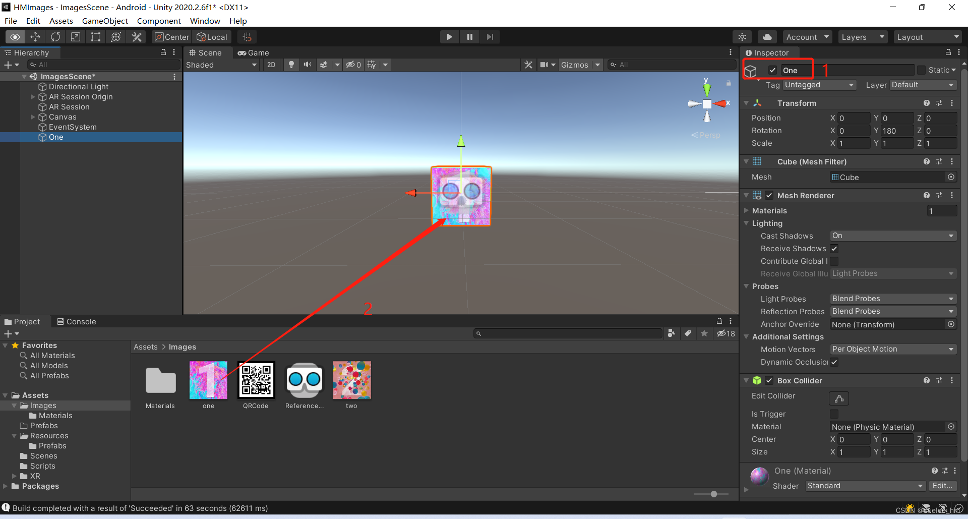 ARFoundation从零开始5-AR图像跟踪_arfoundation图像跟踪预置位置-CSDN博客
