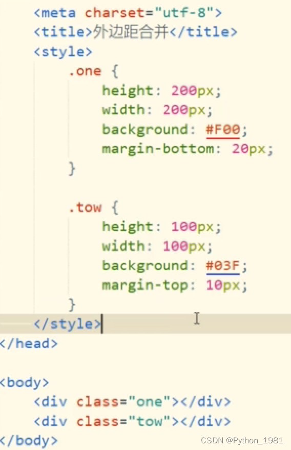 CSS3-外边距合并_css3 合并边-CSDN博客