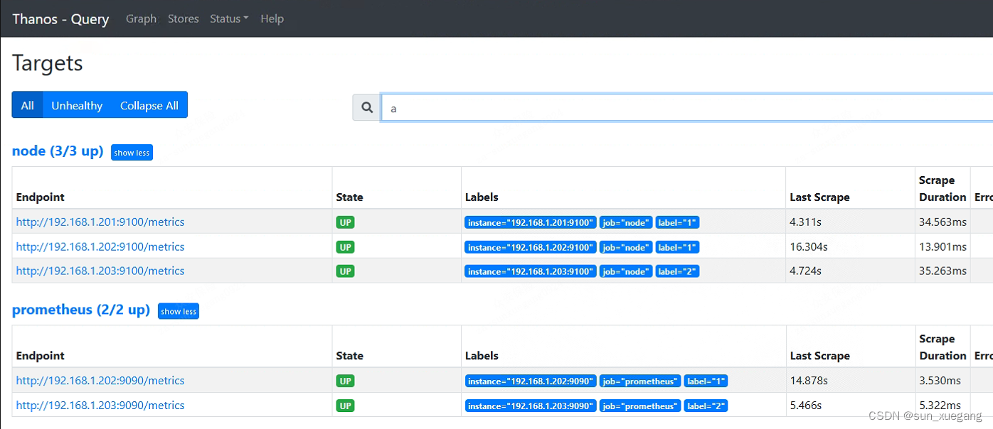 Thanos + Prometheus + Grafana_promethus+thanos-CSDN博客