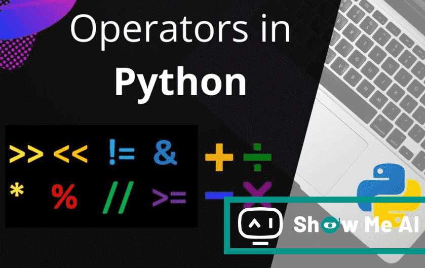 图解 Python 编程5 运算符（附要点速查表·完结）pythonshowmeai Za技术社区 7196