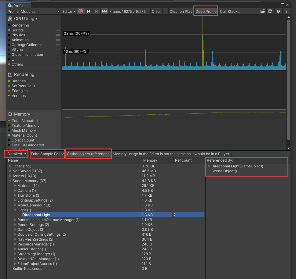 Unity中的资源管理-使用Profile分析内存使用情况_unity profile-CSDN博客