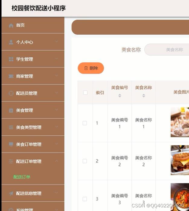 微信小程序 Uniapp校园餐饮点单配送系统商家 配送员 Uniapp接单 Csdn博客