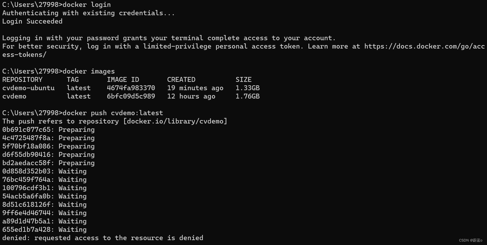Docker基础_info: created tensorflow lite xnnpack delegate for-CSDN博客