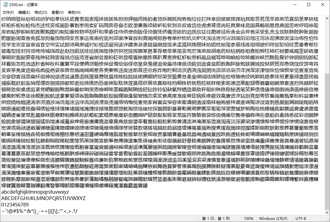 ttf矢量字库裁剪（工具，使用方法）-CSDN博客