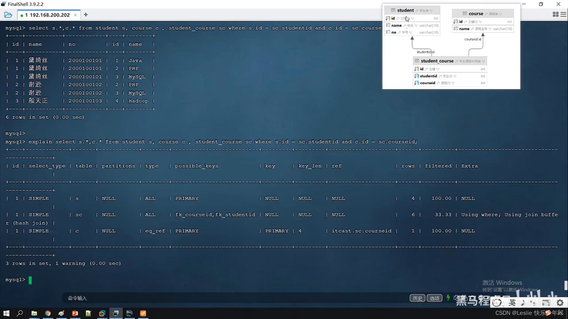 【二十、mysql】进阶篇 索引 性能分析 Explain执行计划 Csdn博客