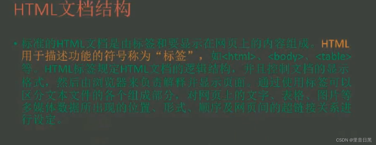 HTML基础-CSDN博客