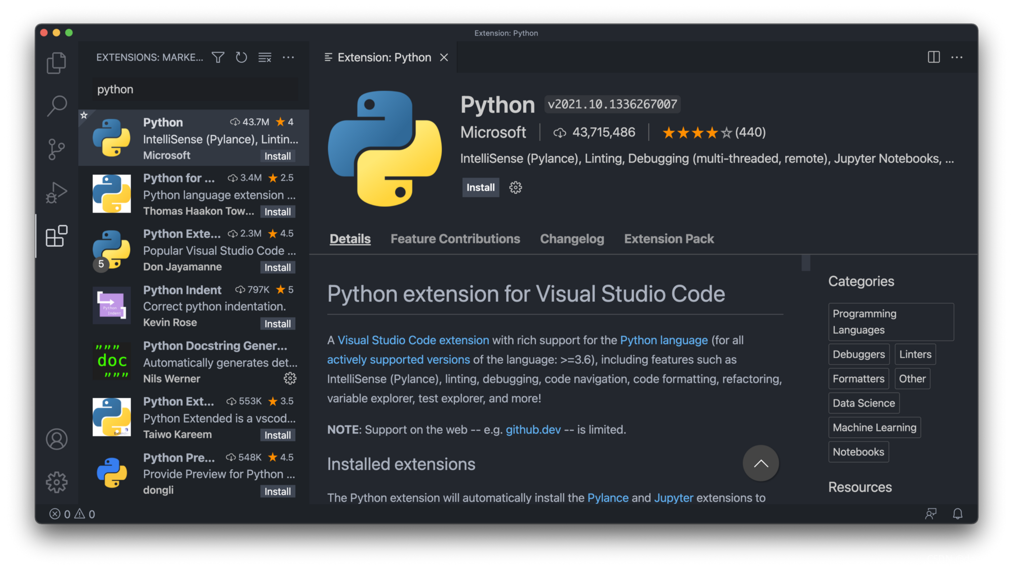 Vscode配置用于数据科学开发的python环境和3个必须的插件介绍vscode写python要什么插件 Csdn博客
