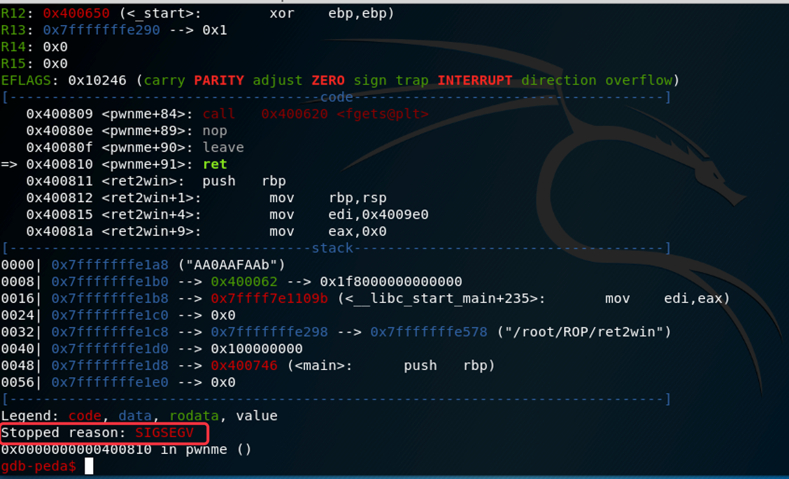 高级栈溢出技术—ROP实战（简介及ret2win）_「已注销」的博客-CSDN博客