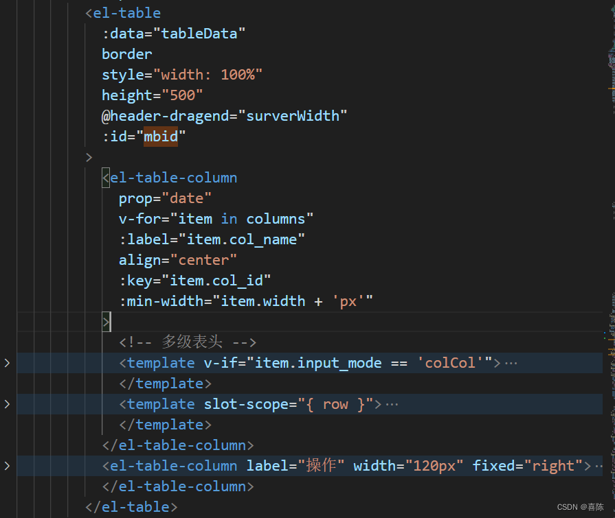 elementUi自定义table列宽并把列宽永久储存在localStorage中，一级表头用户自定义列宽，二级表头用户自定义列宽并储存在本地。_element ui table顺序永久保存到 ...