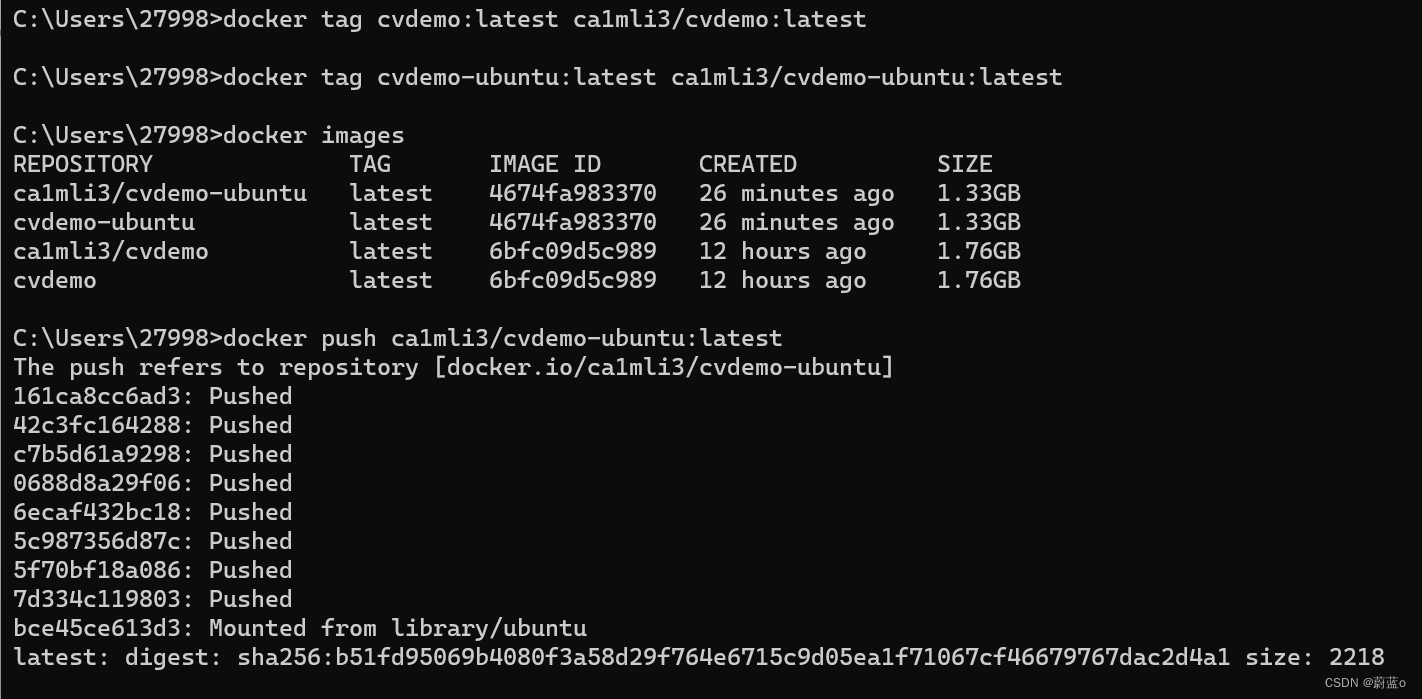 Docker基础_info: created tensorflow lite xnnpack delegate for-CSDN博客