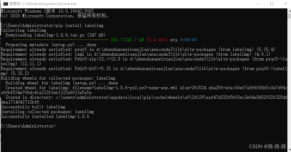 ananonda环境安装+Labelimg标注软件安装+python3.9_清华源镜像下载labelimg-CSDN博客