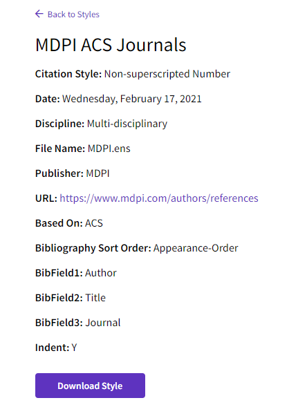 EndNote选择特定期刊的样式_mdpi endnote-CSDN博客
